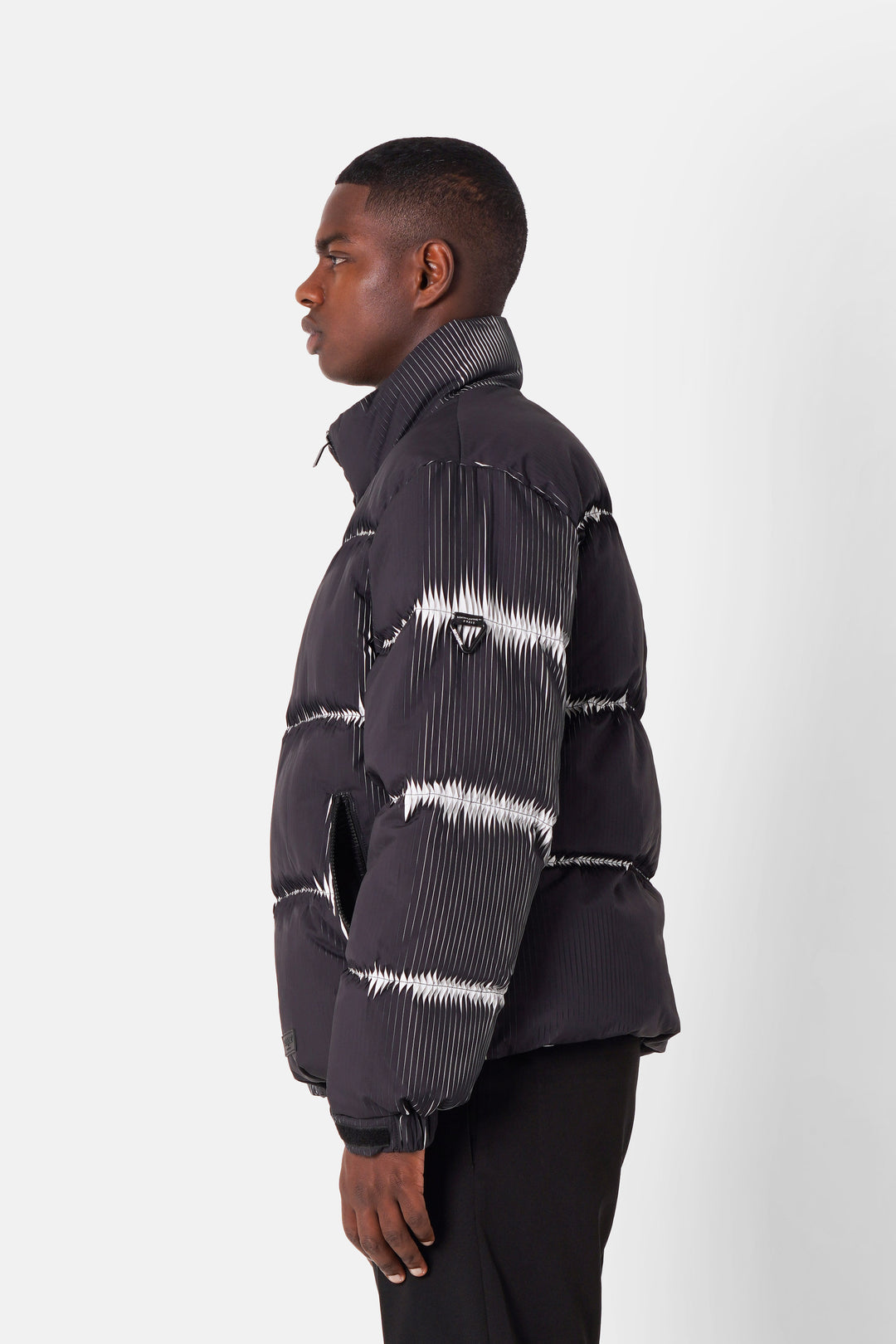 PLEATED bicolored puffer jacket – Sixth June