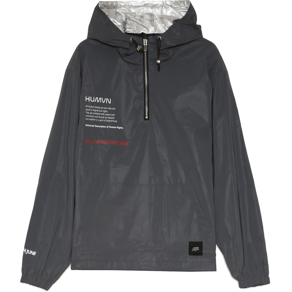 Human Reflective Windbreaker Black – Sixth June